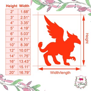 Griffin Shape - Multiple Sizes - Laser Cut Unfinished Wood Cutout ...