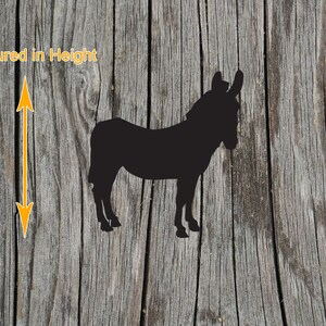 Donkey Shape - Laser Cut Unfinished Wood Cutout Shapes - Always Check ...