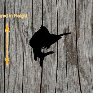 Sailfish Shape - Laser Cut Unfinished Wood Cutout Shapes - Always Check ...