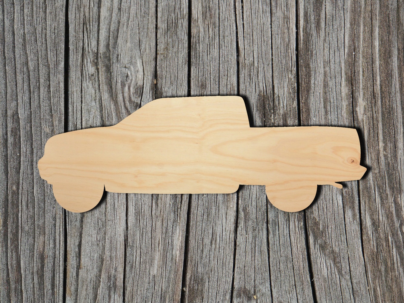 Pickup Truck Laser Cut Unfinished Wood Cutout Shapes - Etsy