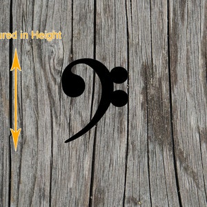 Bass Clef - Laser Cut Unfinished Wood Cutout Shapes - Always Check ...