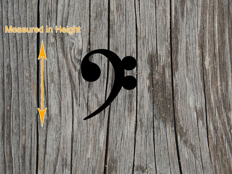 Bass Clef - Laser Cut Unfinished Wood Cutout Shapes - Always Check ...