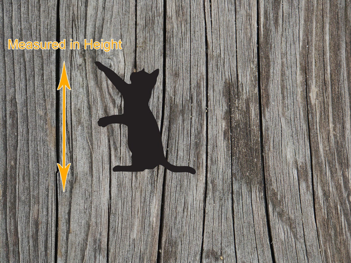 Playful Cat Laser Cut Unfinished Wood Cutout Shapes Always - Etsy