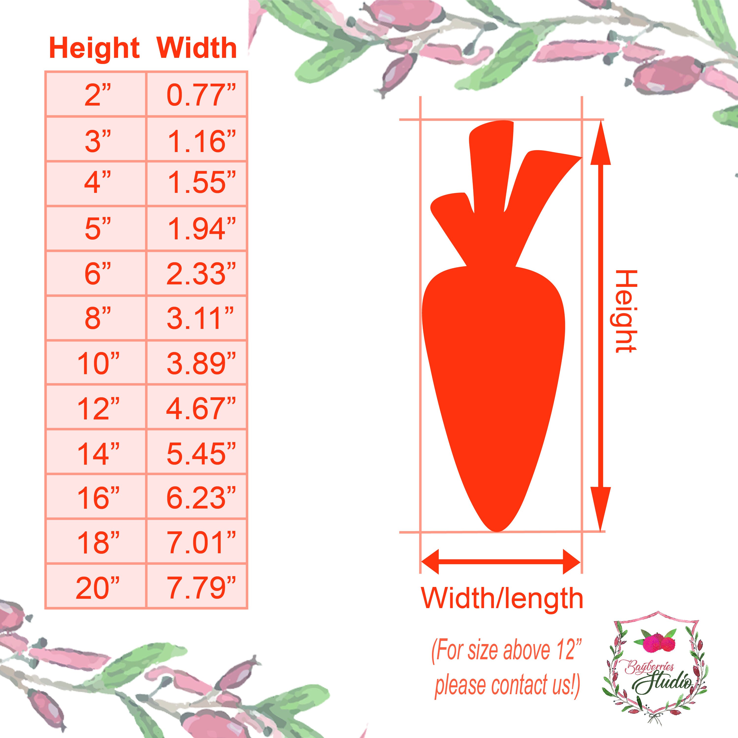 Carrot Shape Laser Cut Unfinished Wood Cutout Shapes | Etsy