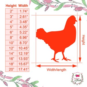 Hen - Chicken - Laser Cut Unfinished Wood Cutout Shapes - Always Check ...