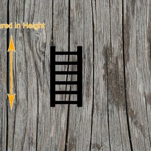 Ladder - Laser Cut Unfinished Wood Cutout Shapes - Always Check Sizes ...