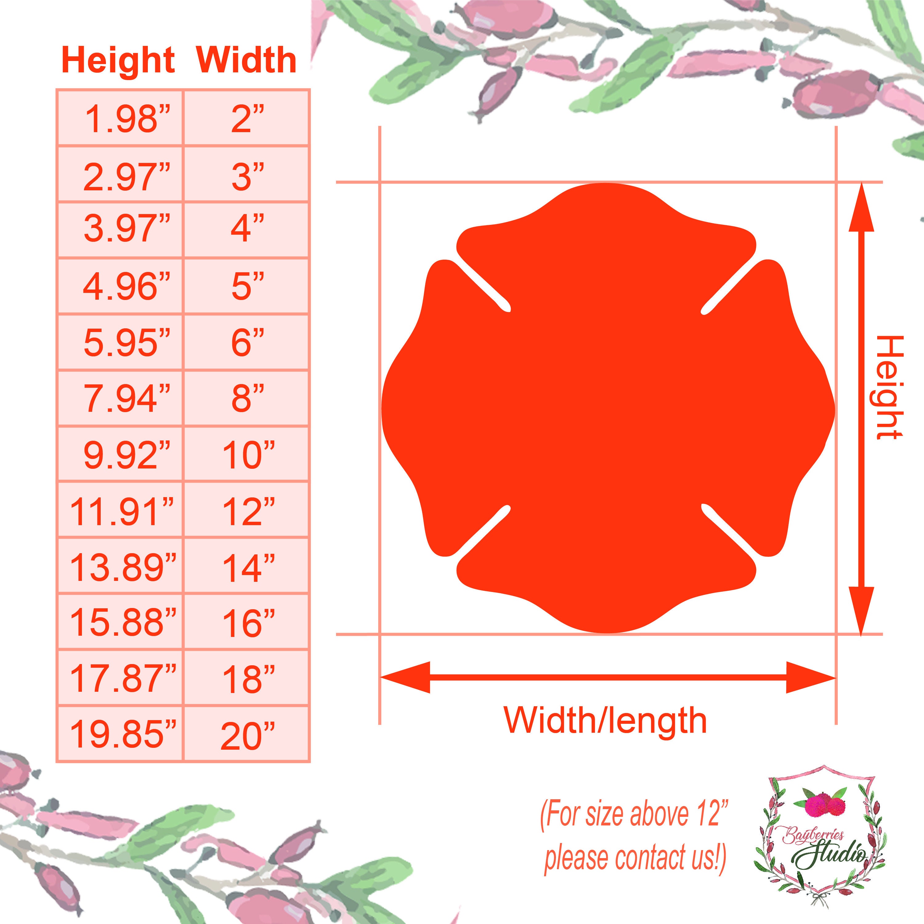 Firefighter Badge Laser Cut Unfinished Wood Cutout Shapes | Etsy