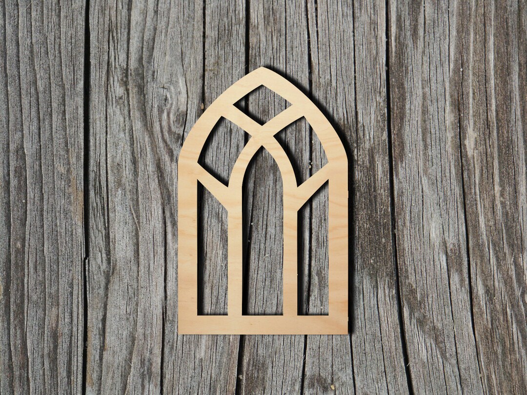 Window Shape - Laser Cut Unfinished Wood Cutout Shapes - Always Check ...