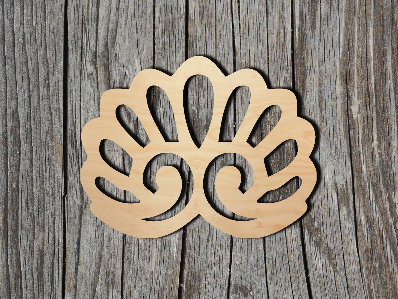 Shell Shape Laser Cut Unfinished Wood Cutout Shapes Always - Etsy