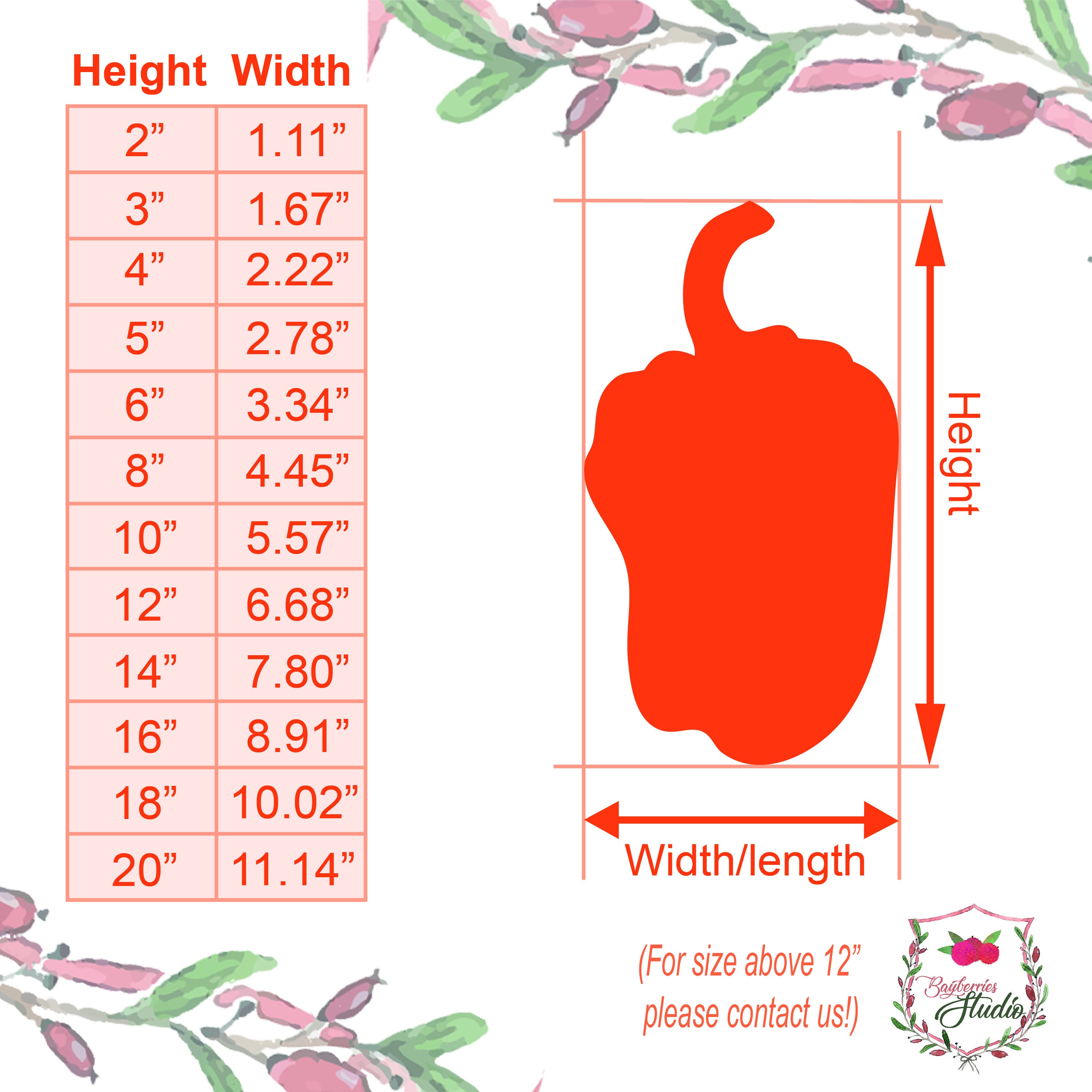 Pepper Shape Laser Cut Unfinished Wood Cutout Shapes - Etsy