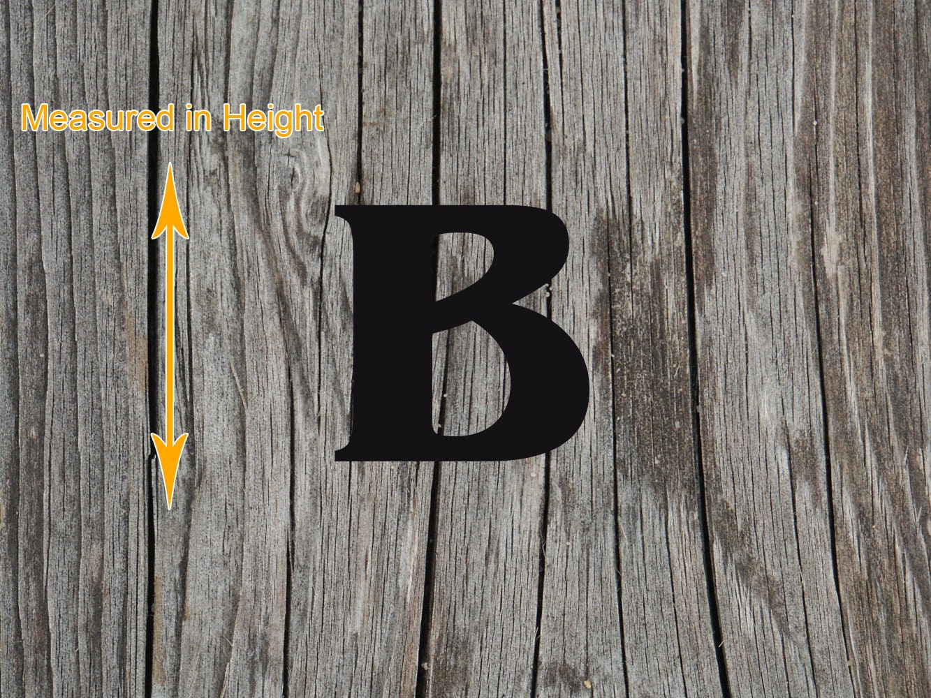 B - Upper Case - Letter - Type 2 - Laser Cut Unfinished Wood Cutout ...