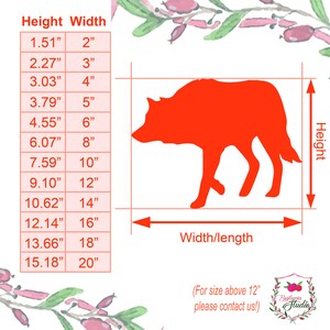 Wolf Wildlife Laser Cut Unfinished Wood Cutout Shapes | Etsy