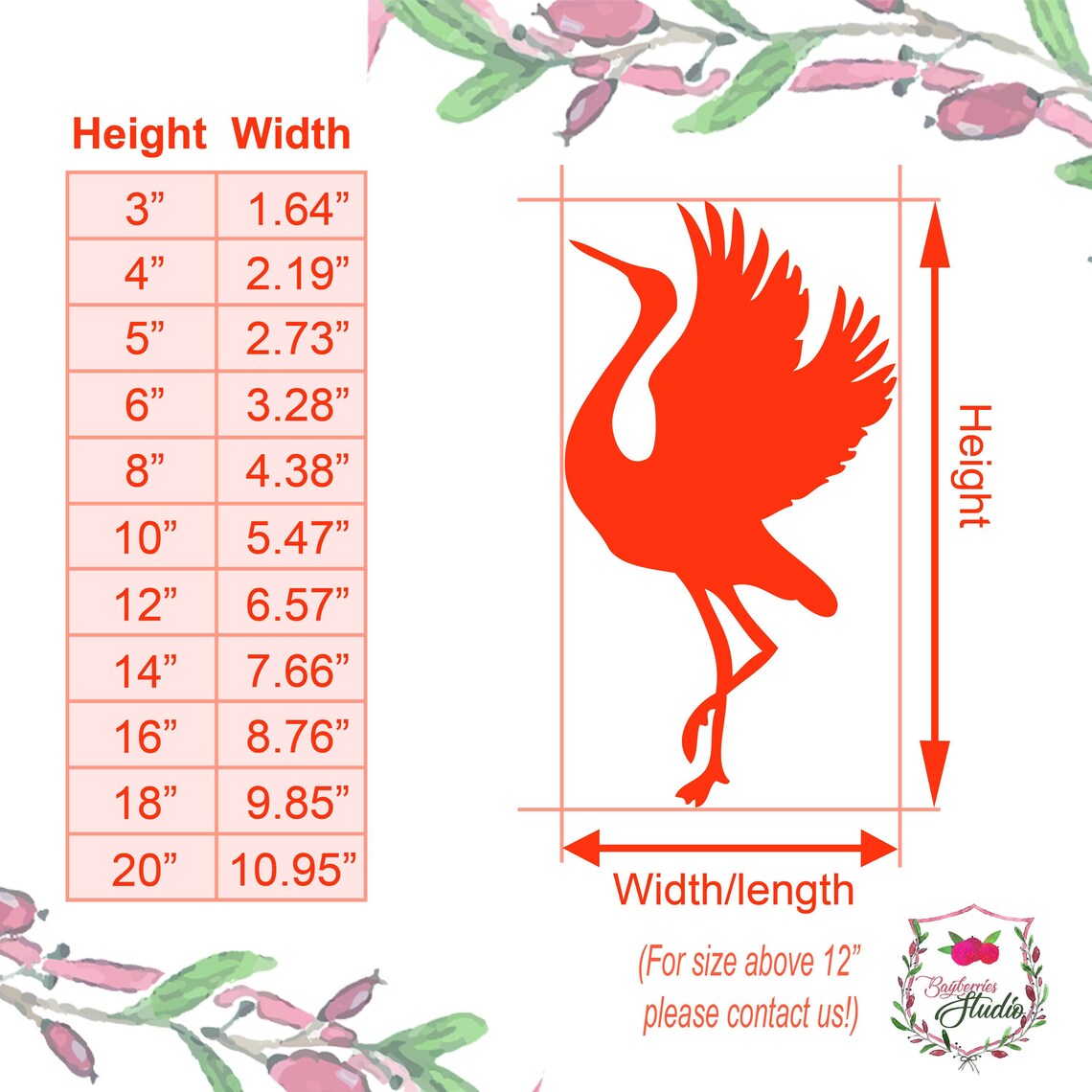 Crane Laser Cut Unfinished Wood Cutout Shapes Always Check - Etsy