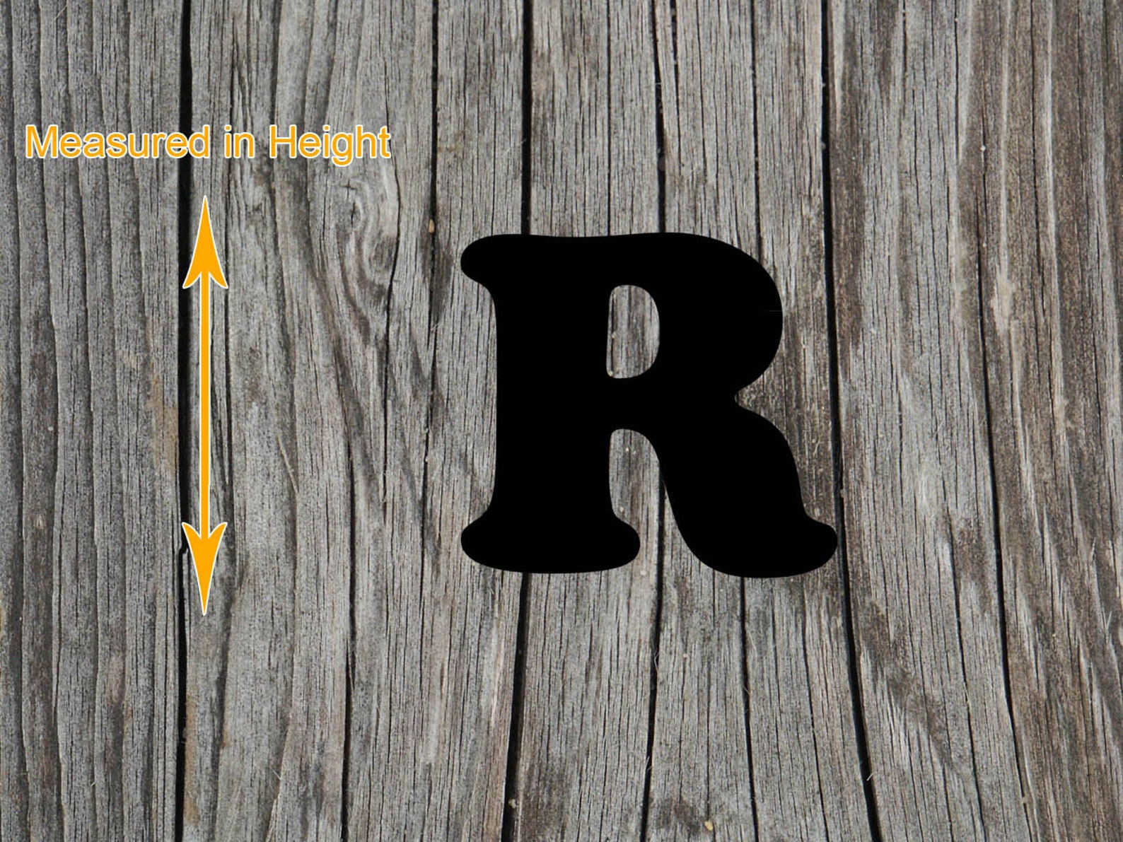 R Upper Case Letter Type 1 Laser Cut Unfinished Wood | Etsy