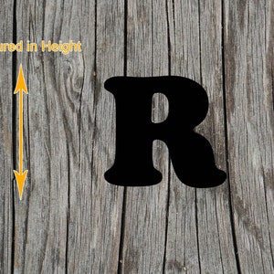 R - Upper Case - Letter - Type 1 - Laser Cut Unfinished Wood Cutout ...