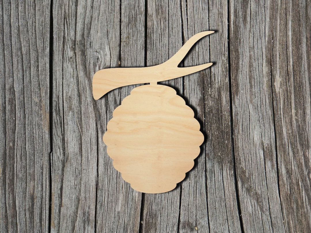 Beehive Shape - Wildlife - Multiple Sizes - Laser Cut Unfinished Wood ...