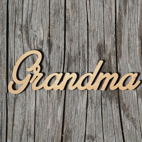 Grandma Wood Sign - Etsy