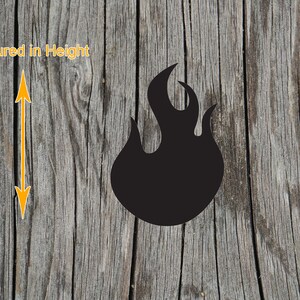 Flame Shape - Laser Cut Unfinished Wood Cutout Shapes - Always Check ...