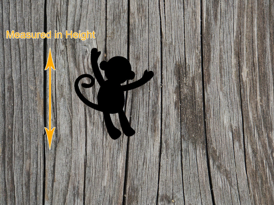 Monkey Laser Cut Unfinished Wood Cutout Shapes Always - Etsy