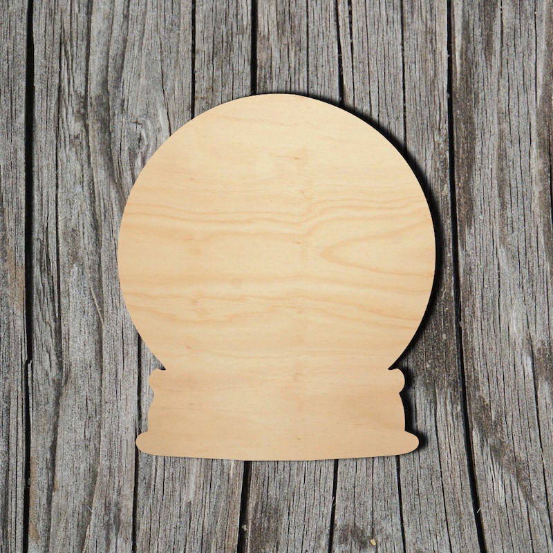 Wooden Snow Globe Shape - Etsy