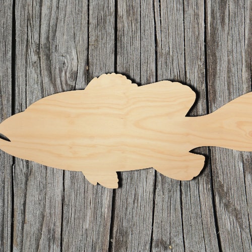Fish Laser Cut Unfinished Wood Cutout Shapes Always Check - Etsy