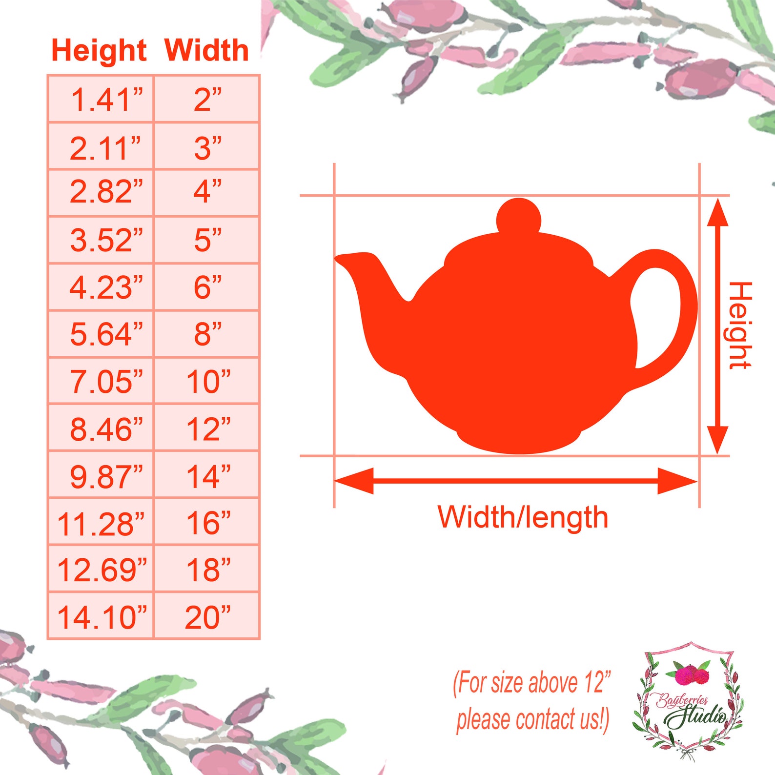 Teapot Shape Laser Cut Unfinished Wood Cutout Shapes Always Check Sizes ...