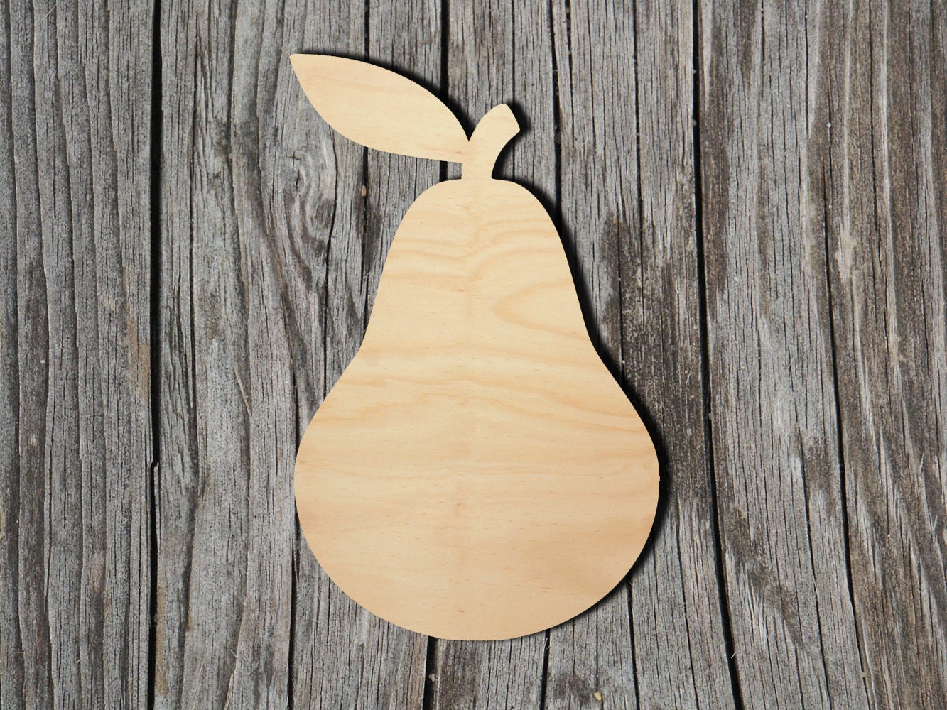 Pear Laser Cut Unfinished Wood Cutout Shapes Always Check - Etsy