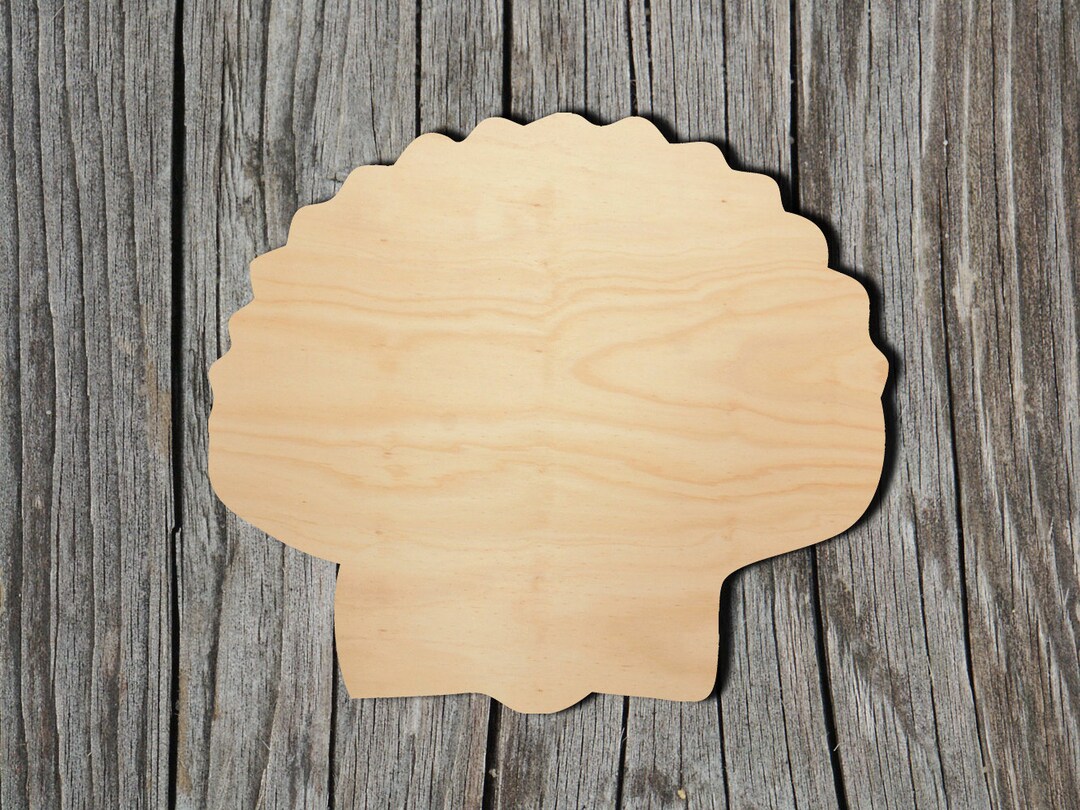 Shell Shape - Laser Cut Unfinished Wood Cutout Shapes - Always Check ...