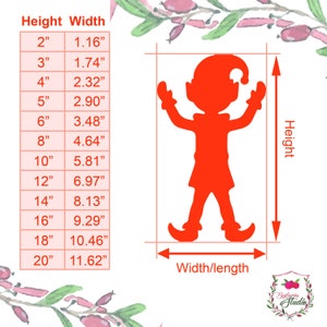 Elf - Laser Cut Unfinished Wood Cutout Shapes - Always Check Sizes and ...