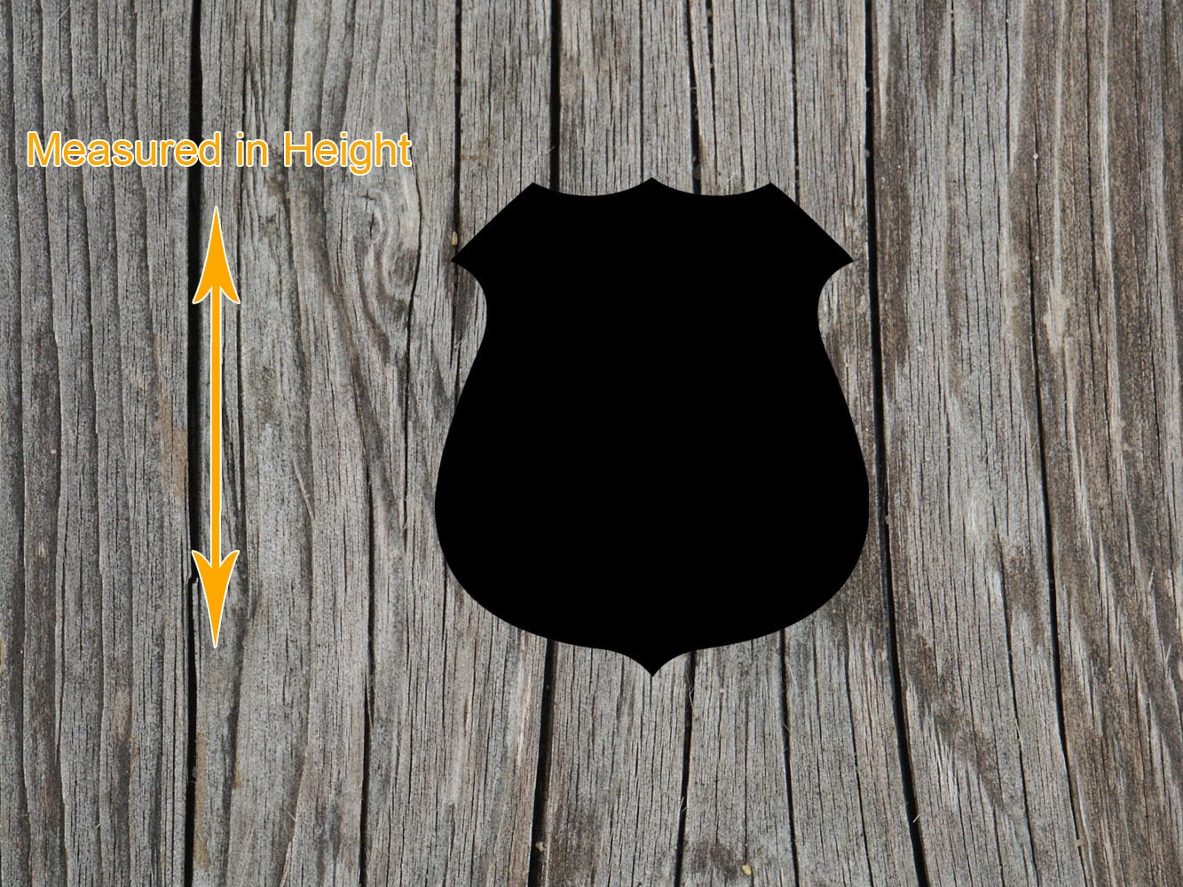 Police Badge Laser Cut Unfinished Wood Cutout Shapes - Etsy