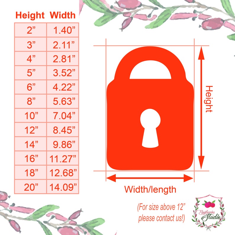 Lock Laser Cut Unfinished Wood Cutout Shapes Always Check - Etsy