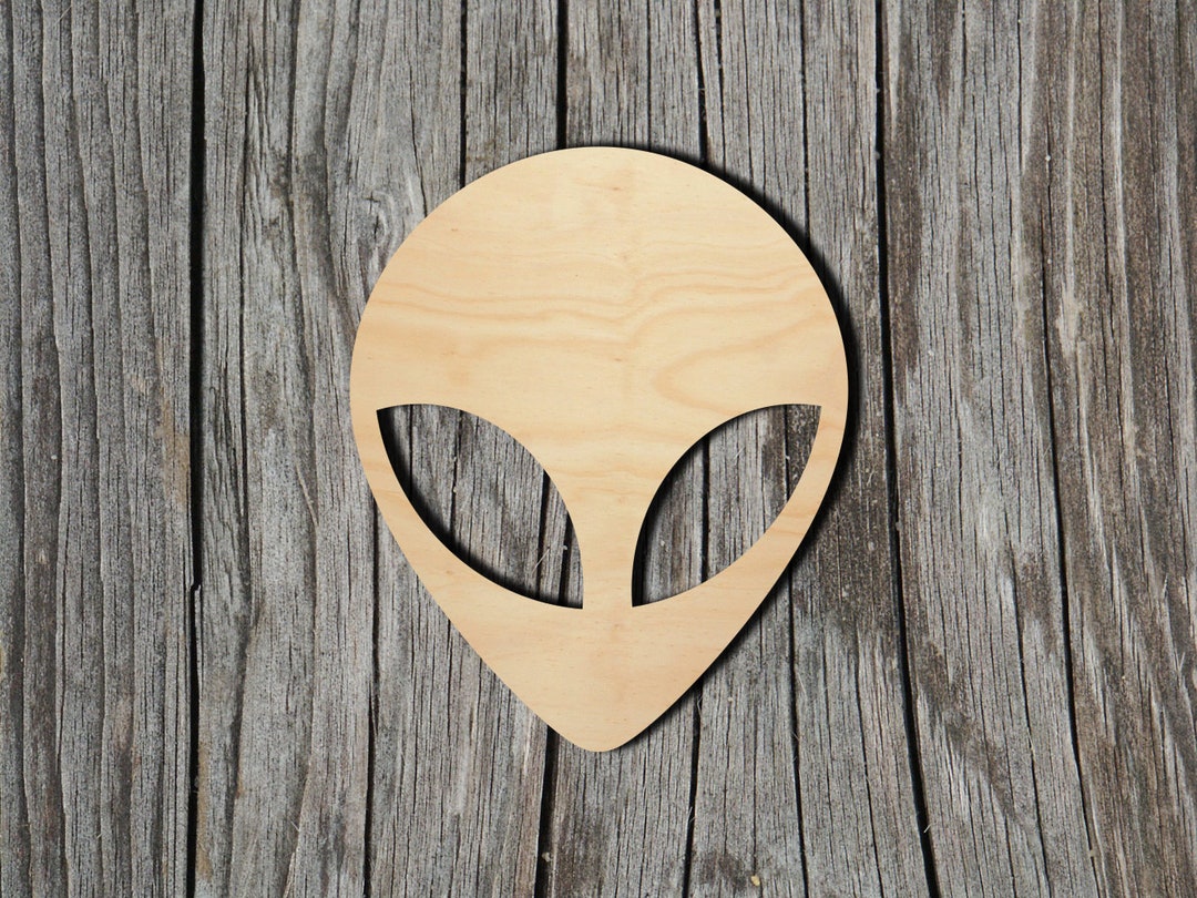 Alien Shape - Laser Cut Unfinished Wood Cutout Shapes - Always Check ...