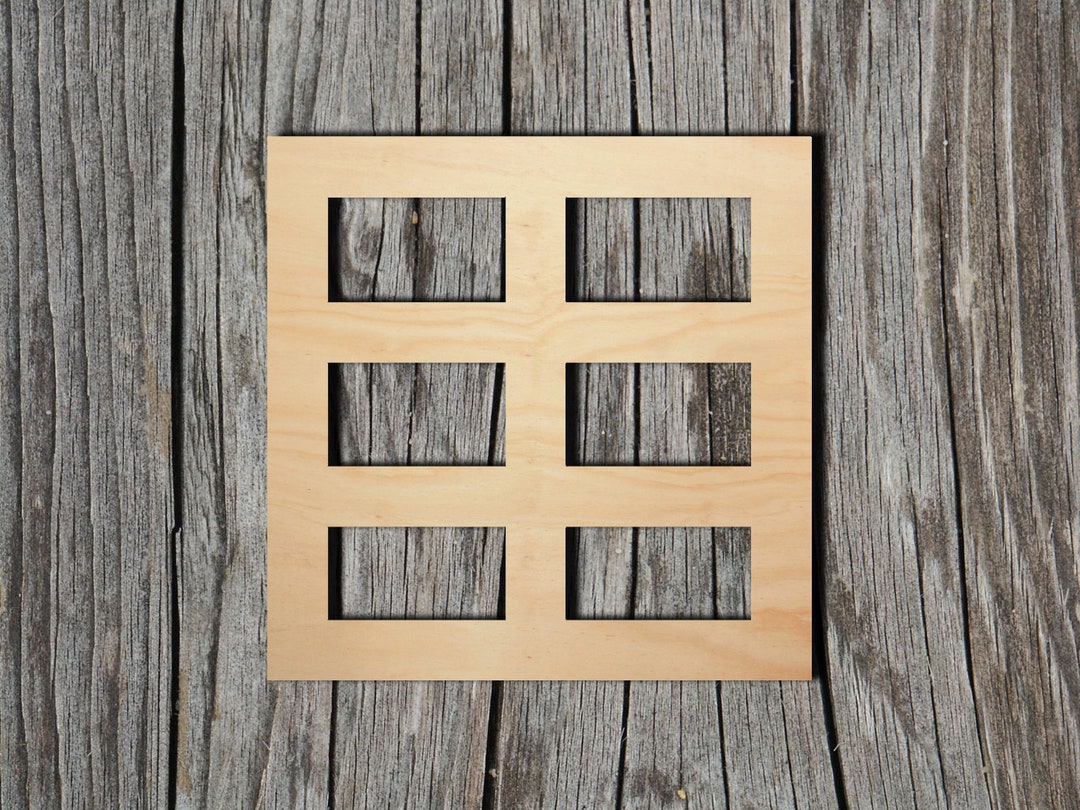 Window Shape - Laser Cut Unfinished Wood Cutout Shapes - Always Check ...