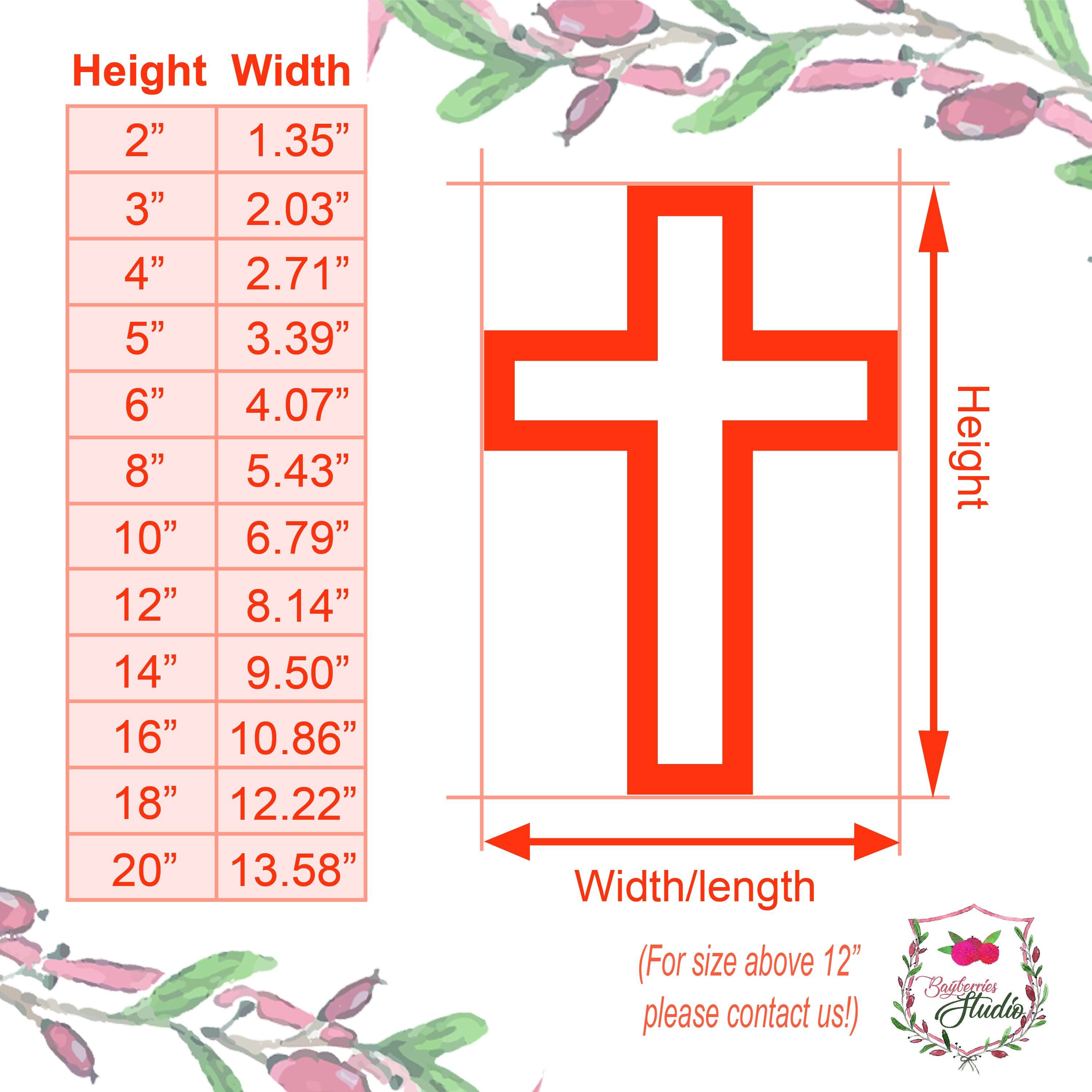 Cross Laser Cut Unfinished Wood Cutout Shapes Always Check - Etsy