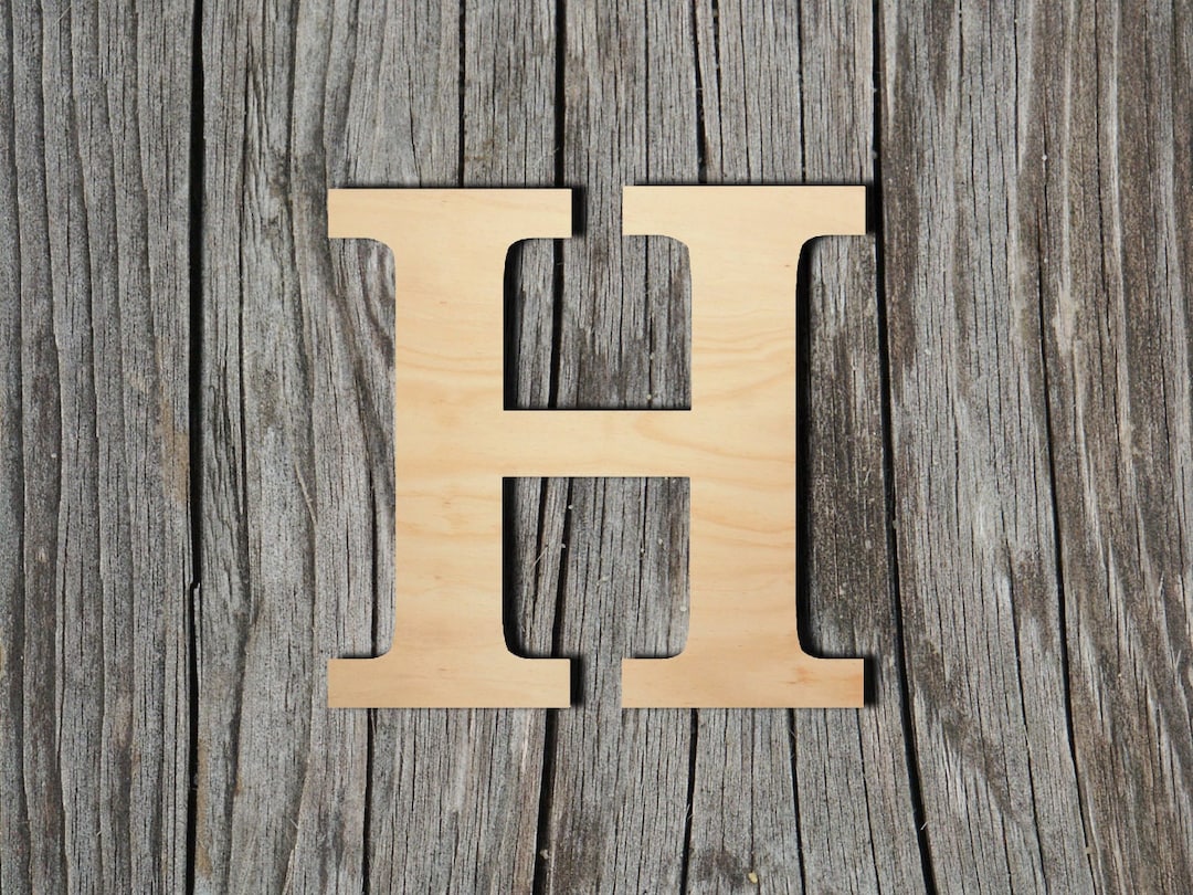 Greek Eta Letter - Laser Cut Unfinished Wood Cutout Shapes - Always ...