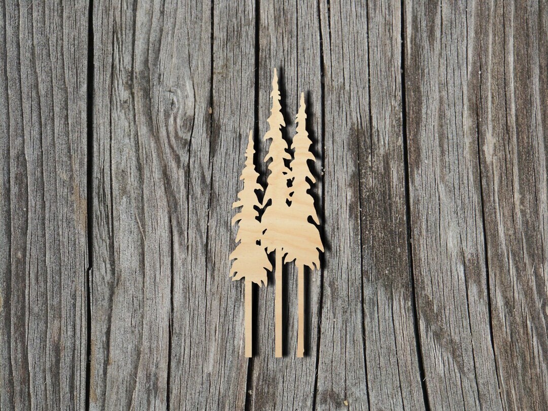 Tree - Multiple Sizes - Laser Cut Unfinished Wood Cutout Shapes - Etsy
