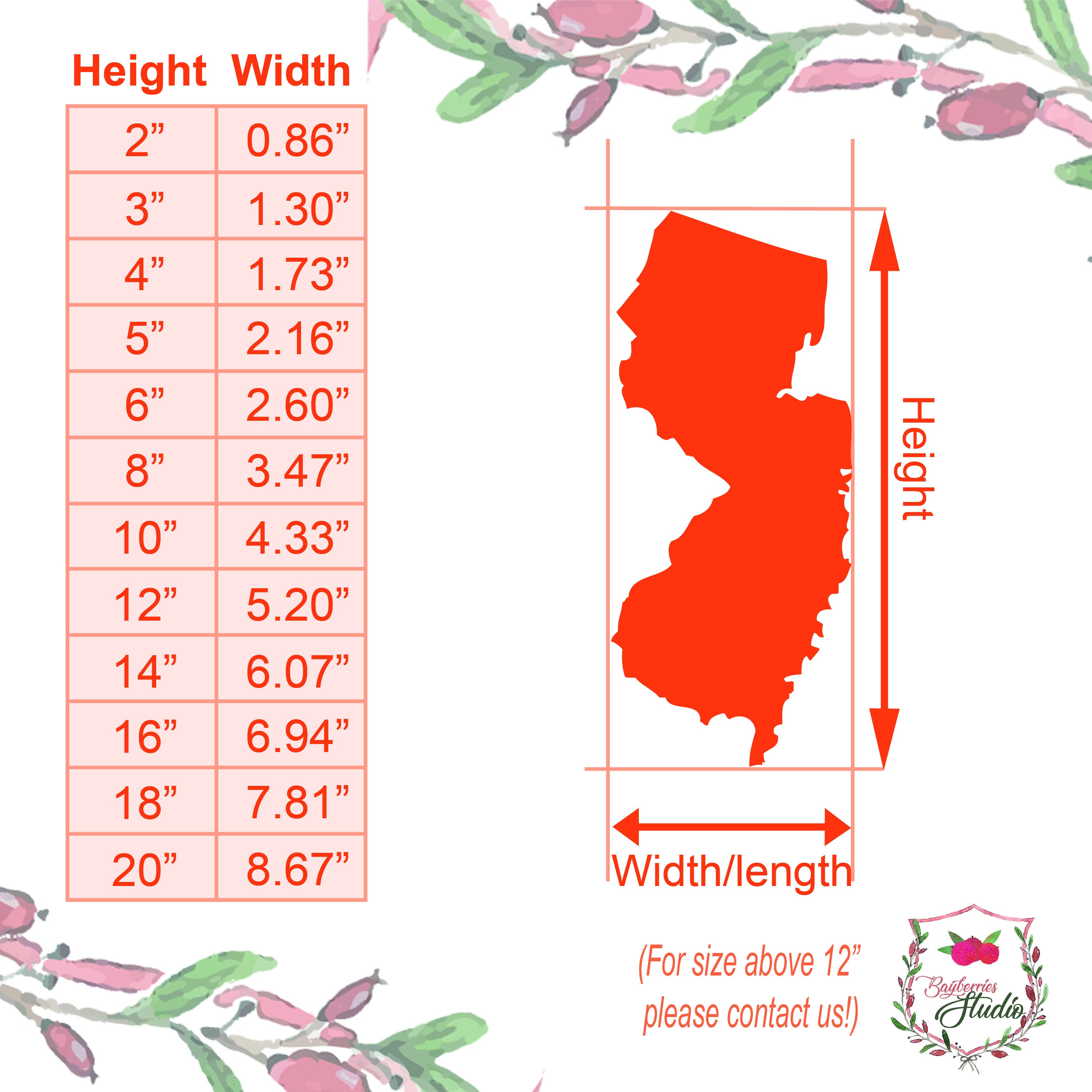 New Jersey State - Laser Cut Unfinished Wood Cutout Shapes - Always ...