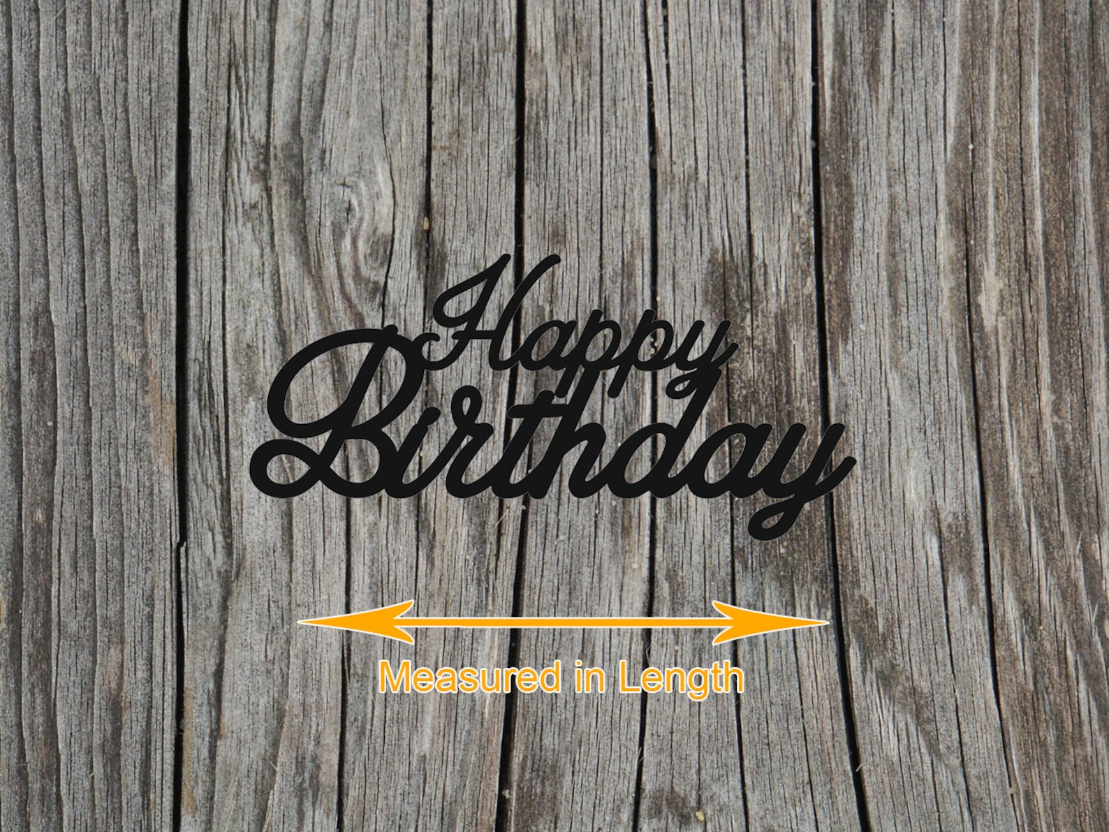 Happy Birthday Wood Sign - Multiple Sizes - Laser Cut Unfinished Wood ...