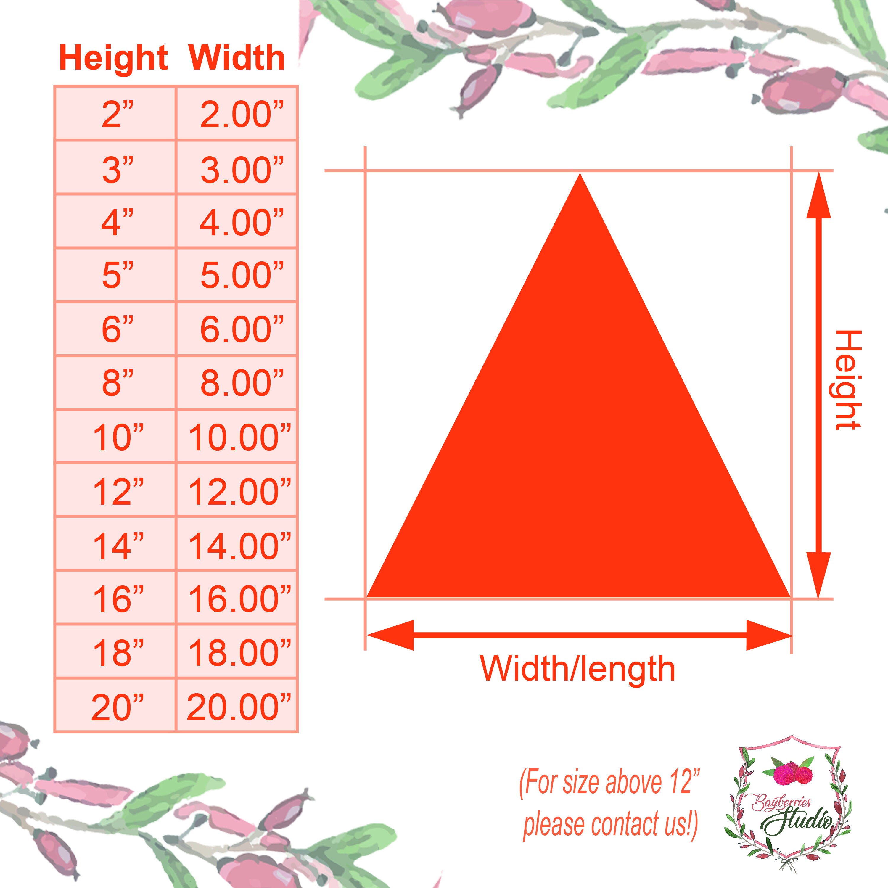 Triangle Shape Laser Cut Unfinished Wood Cutout Shapes - Etsy