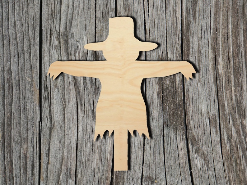 Scarecrow - Laser Cut Unfinished Wood Cutout Shapes - Always Check ...