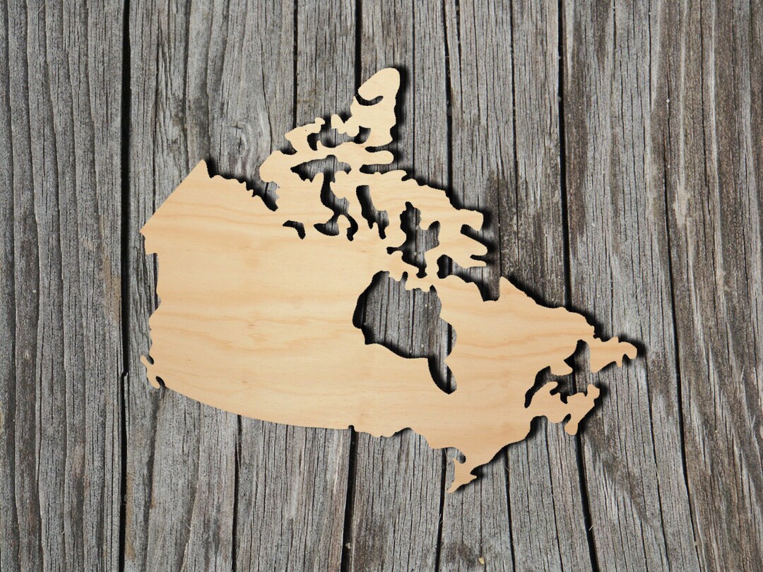 Canada - Laser Cut Unfinished Wood Cutout Shapes - Always Check Sizes ...