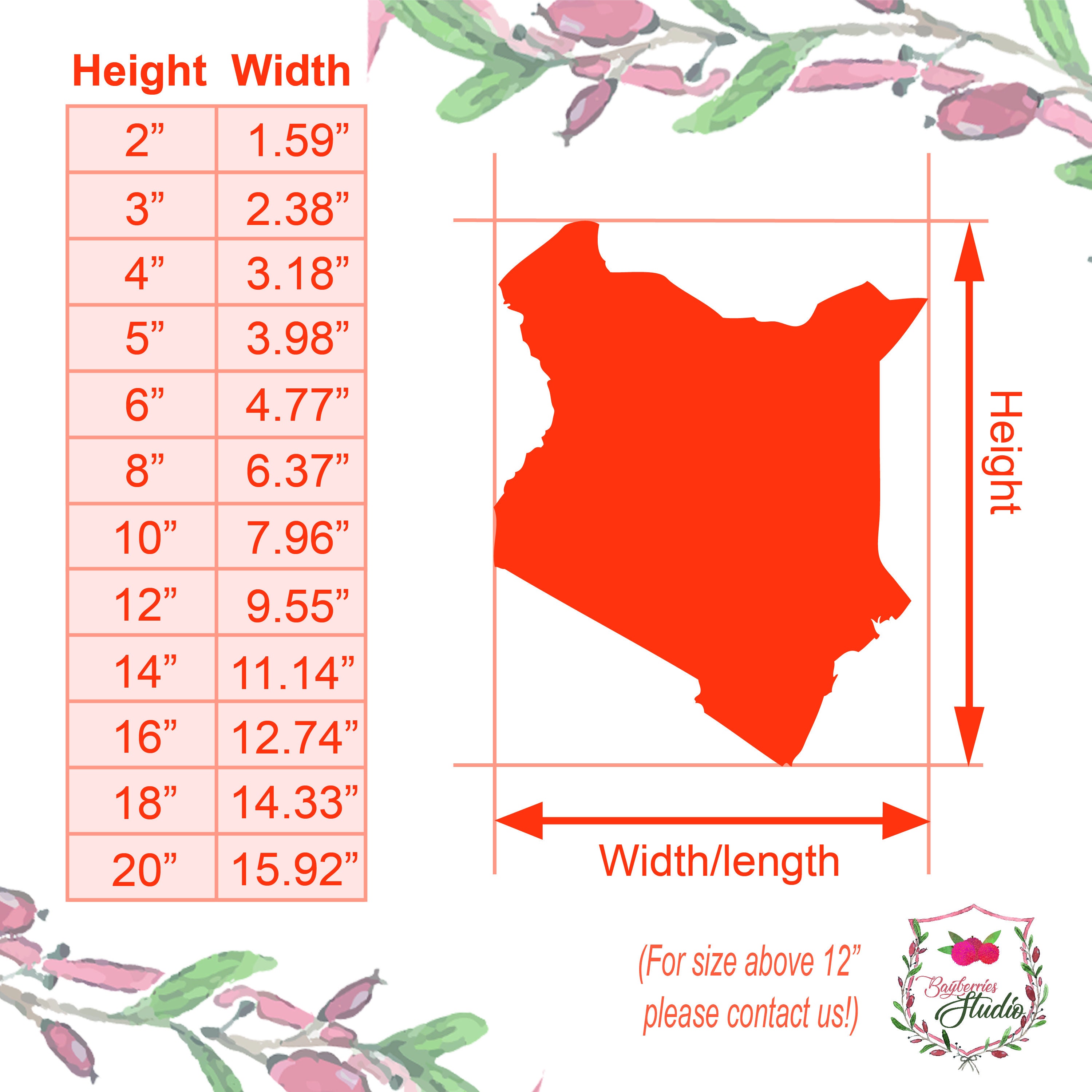 Kenya Laser Cut Unfinished Wood Cutout Shapes Always Check - Etsy