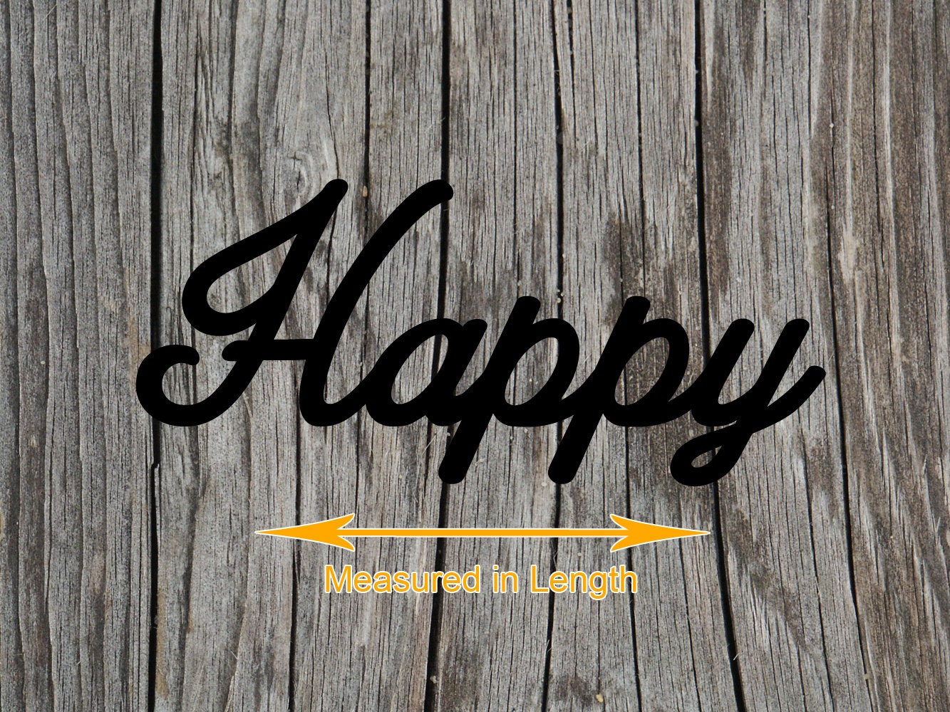 Happy Wood Sign Laser Cut Unfinished Wood Cutout Shapes - Etsy