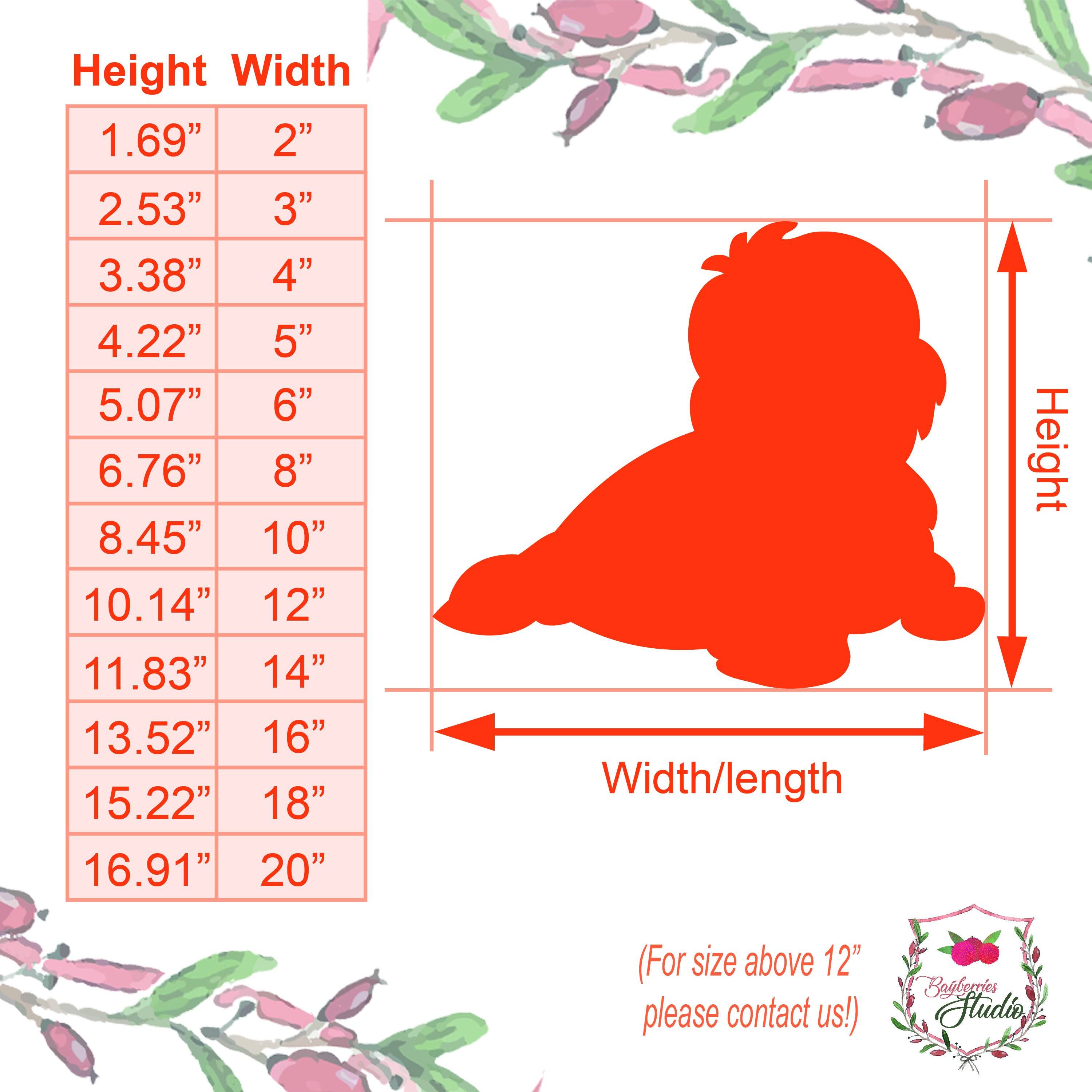 Walrus Shape - Laser Cut Unfinished Wood Cutout Shapes - Always Check ...