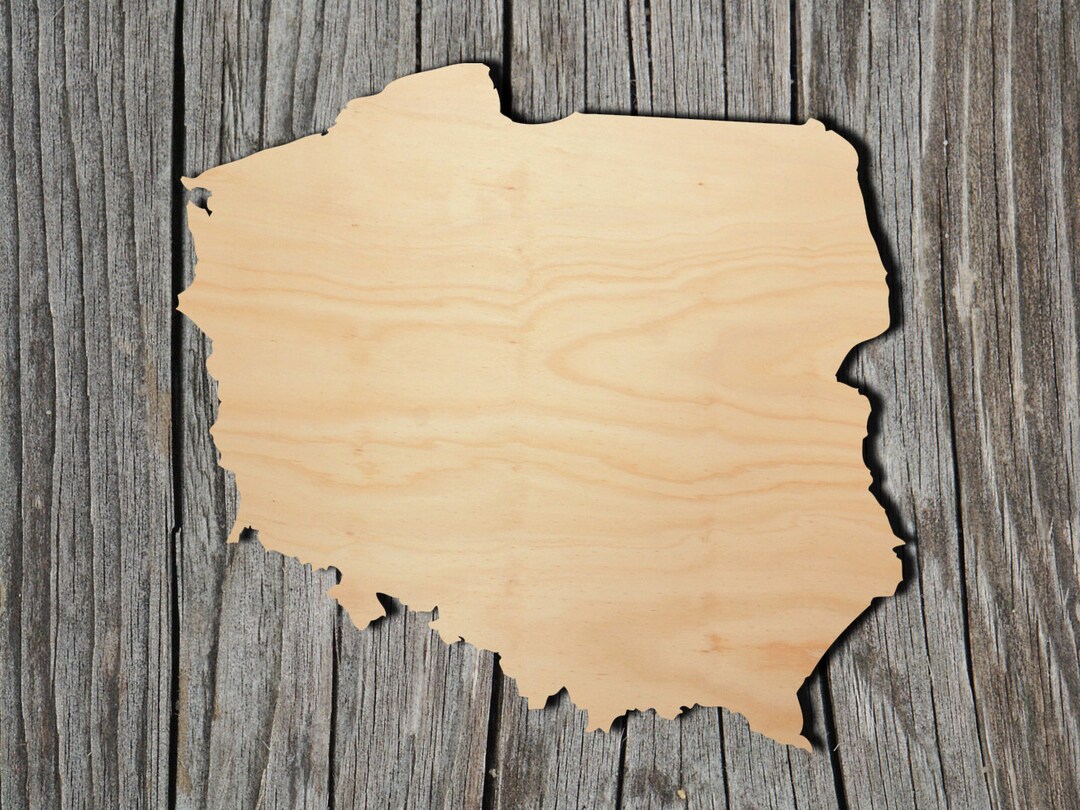 Poland - Laser Cut Unfinished Wood Cutout Shapes - Always Check Sizes ...