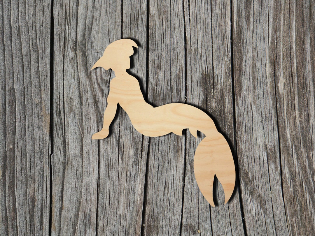 Merman Shape - Laser Cut Unfinished Wood Cutout Shapes - Always Check ...