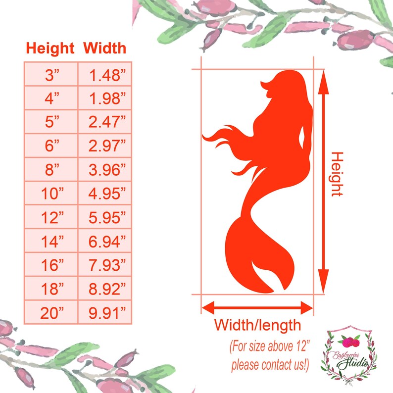 Mermaid Shape Laser Cut Unfinished Wood Cutout Shapes - Etsy