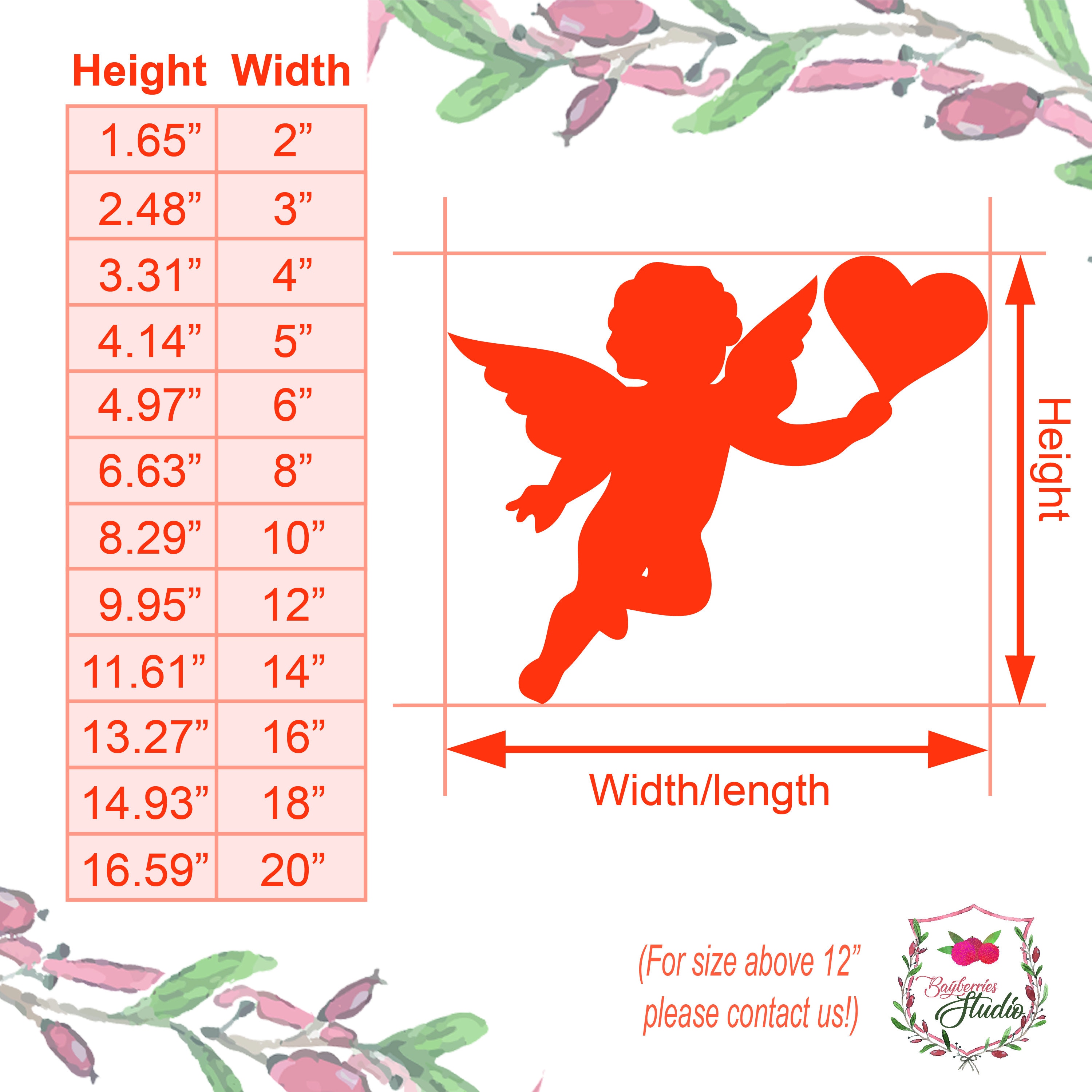 Cupid Shape Laser Cut Unfinished Wood Cutout Shapes Always - Etsy