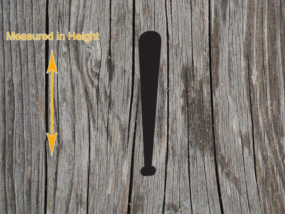 Baseball Bat Laser Cut Unfinished Wood Cutout Shapes - Etsy