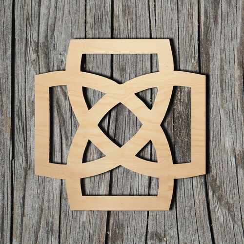 Celtic Knot Laser Cut Unfinished Wood Cutout Shapes Always - Etsy